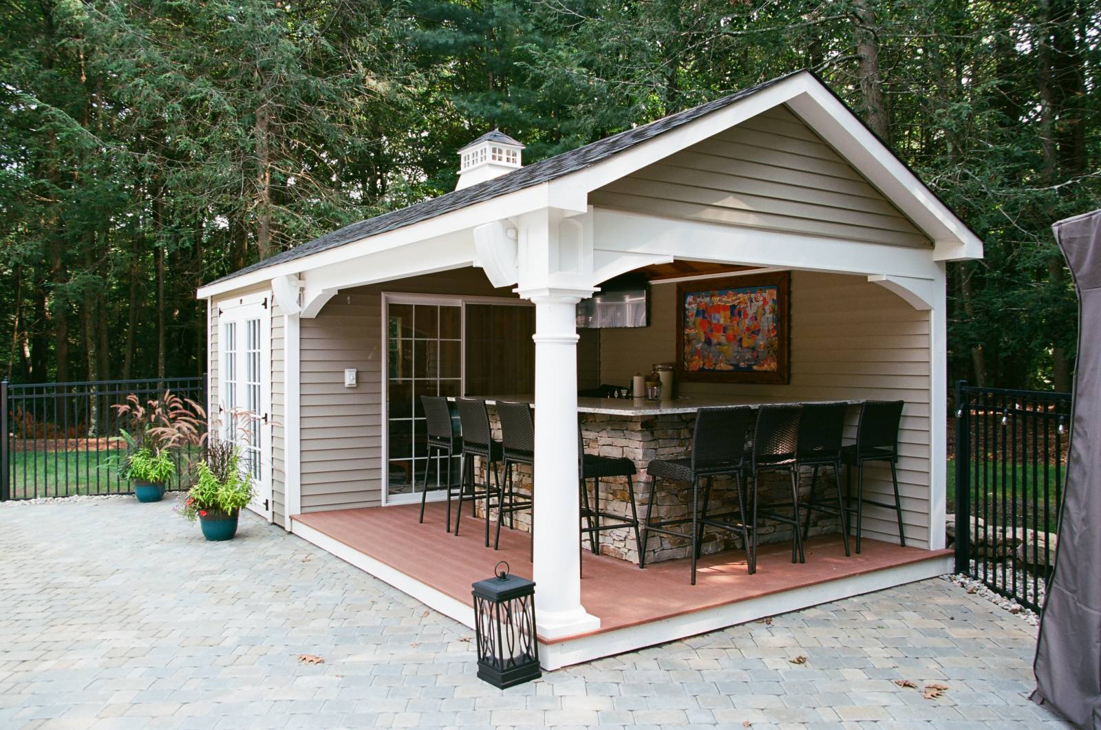 12' x 24' Governor's Pool House, Simsbury, CT | The Barn Yard