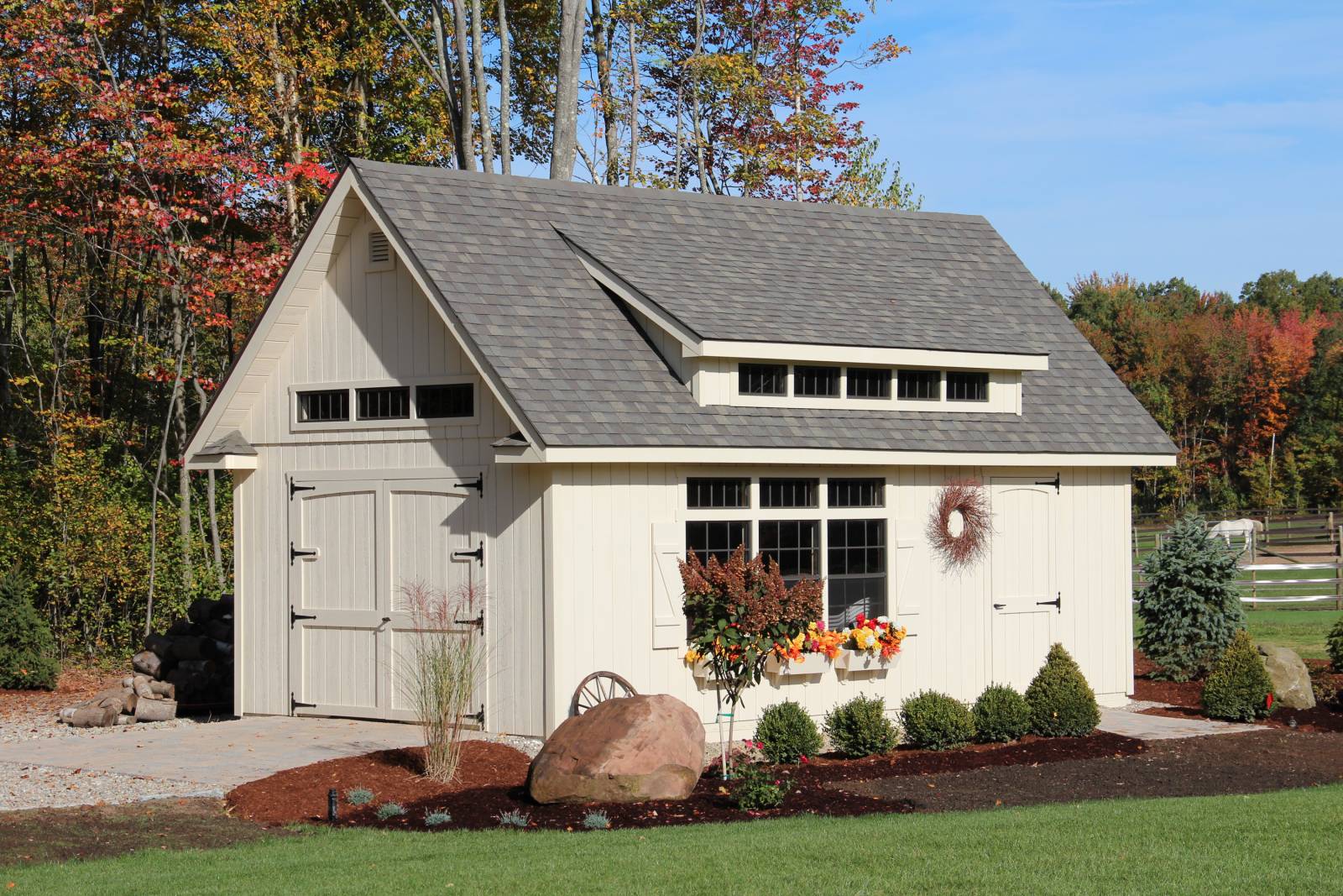 Autumn Garden Shed | The Barn Yard
