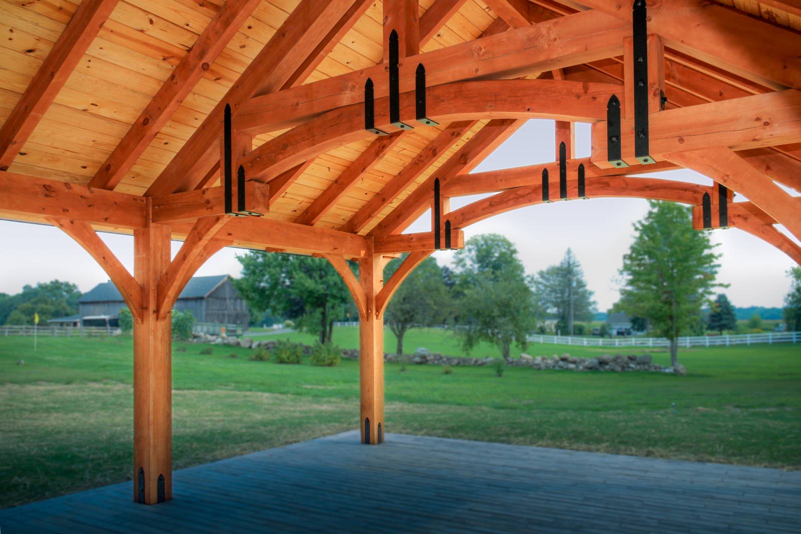 New Outdoor Pavilion: The Alpine | The Barn Yard
