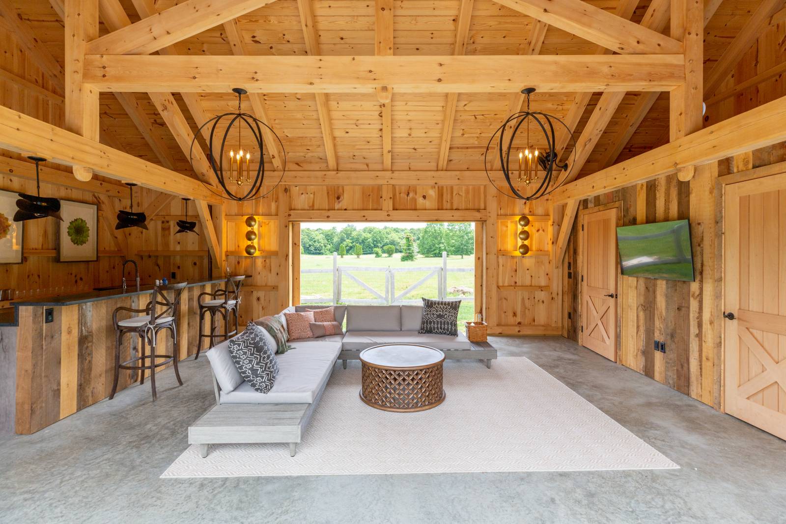 Timber Frame Pool House | The Barn Yard
