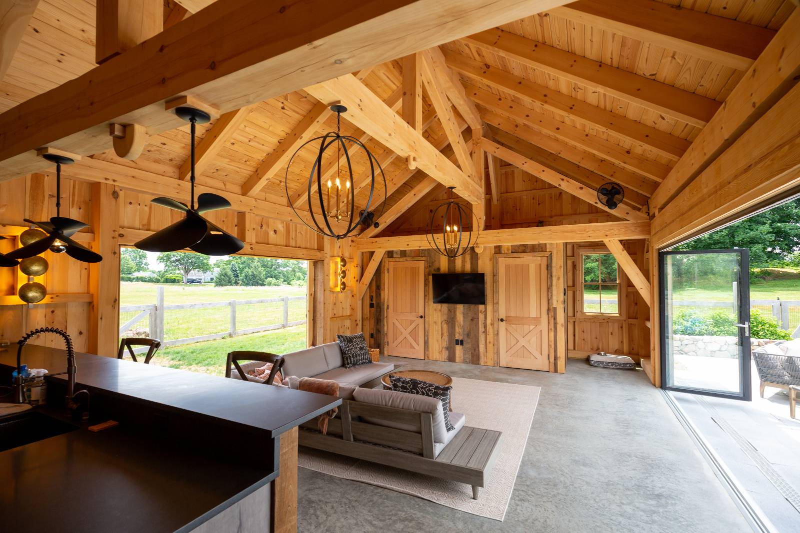 Timber Frame Pool House | The Barn Yard