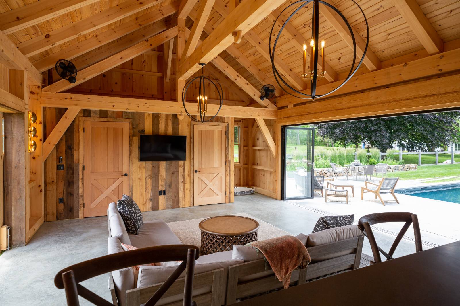 Timber Frame Pool House | The Barn Yard