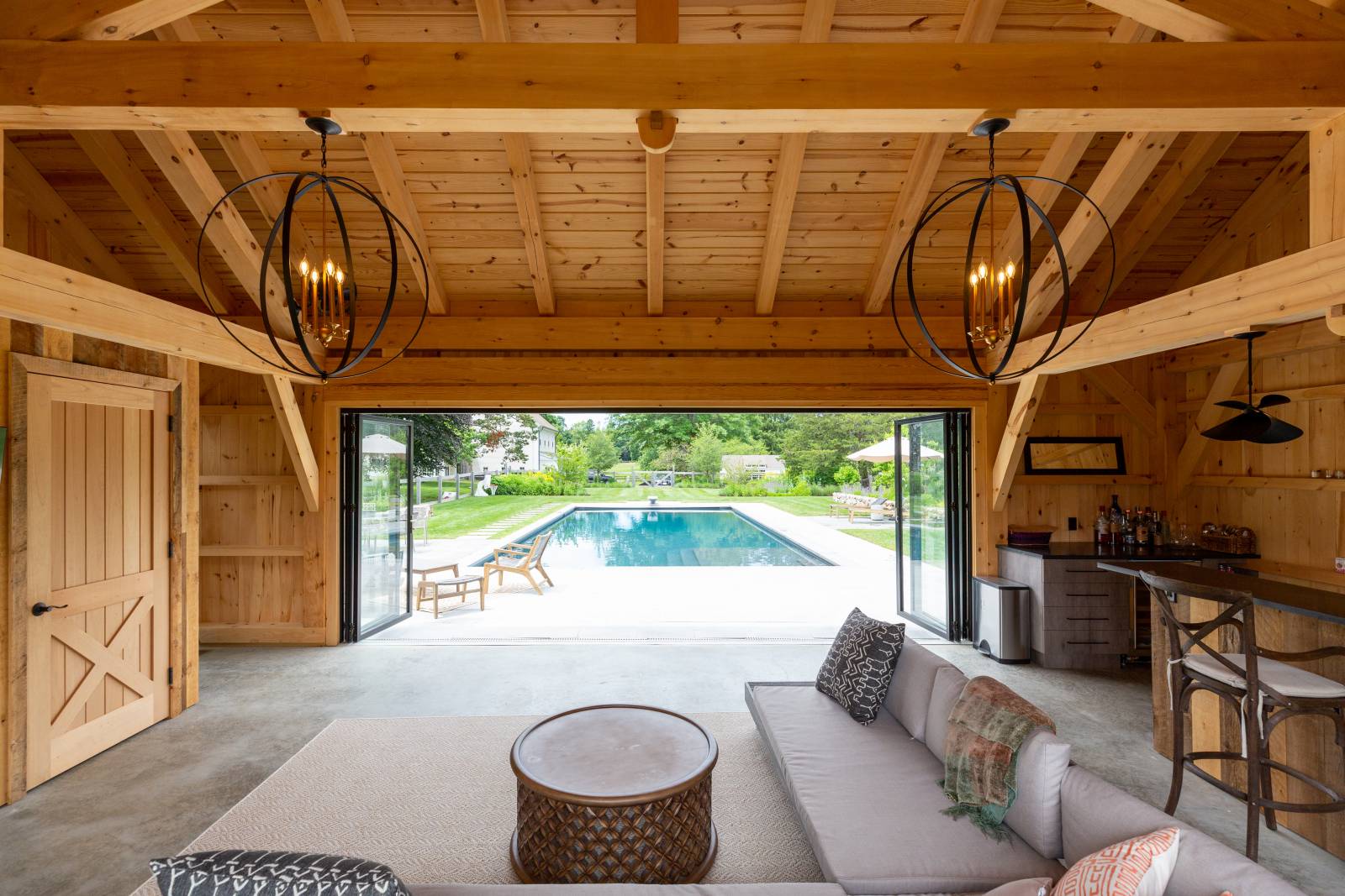 Timber Frame Pool House | The Barn Yard