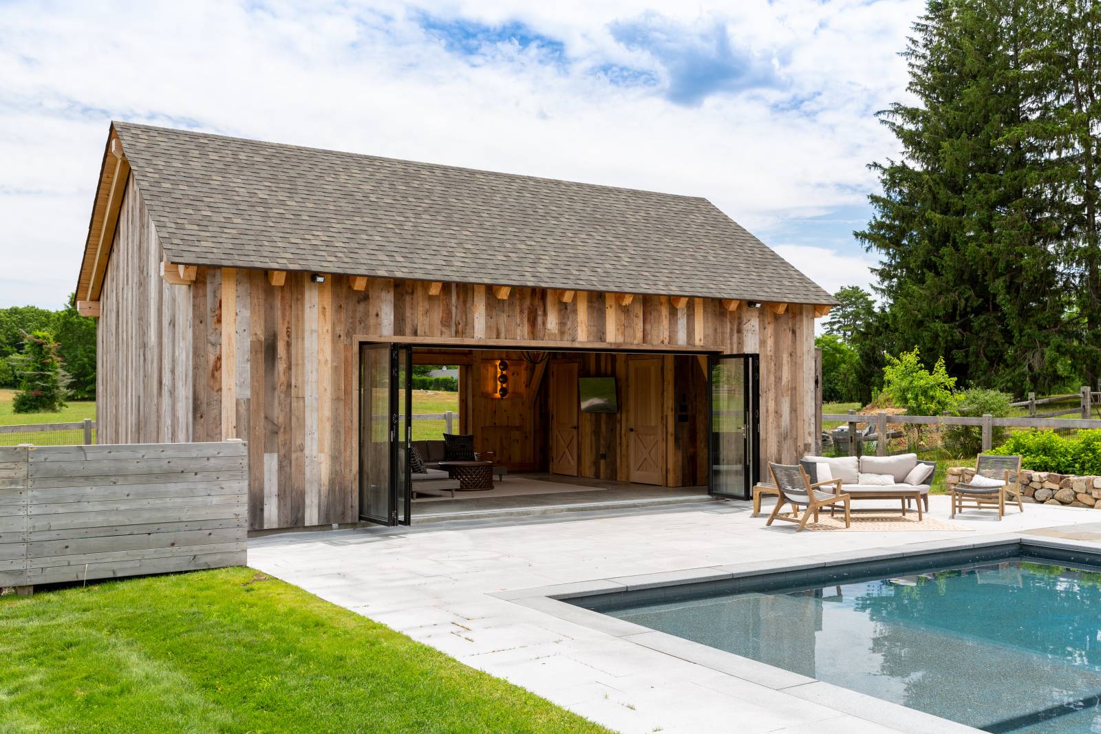 Timber Frame Pool House | The Barn Yard
