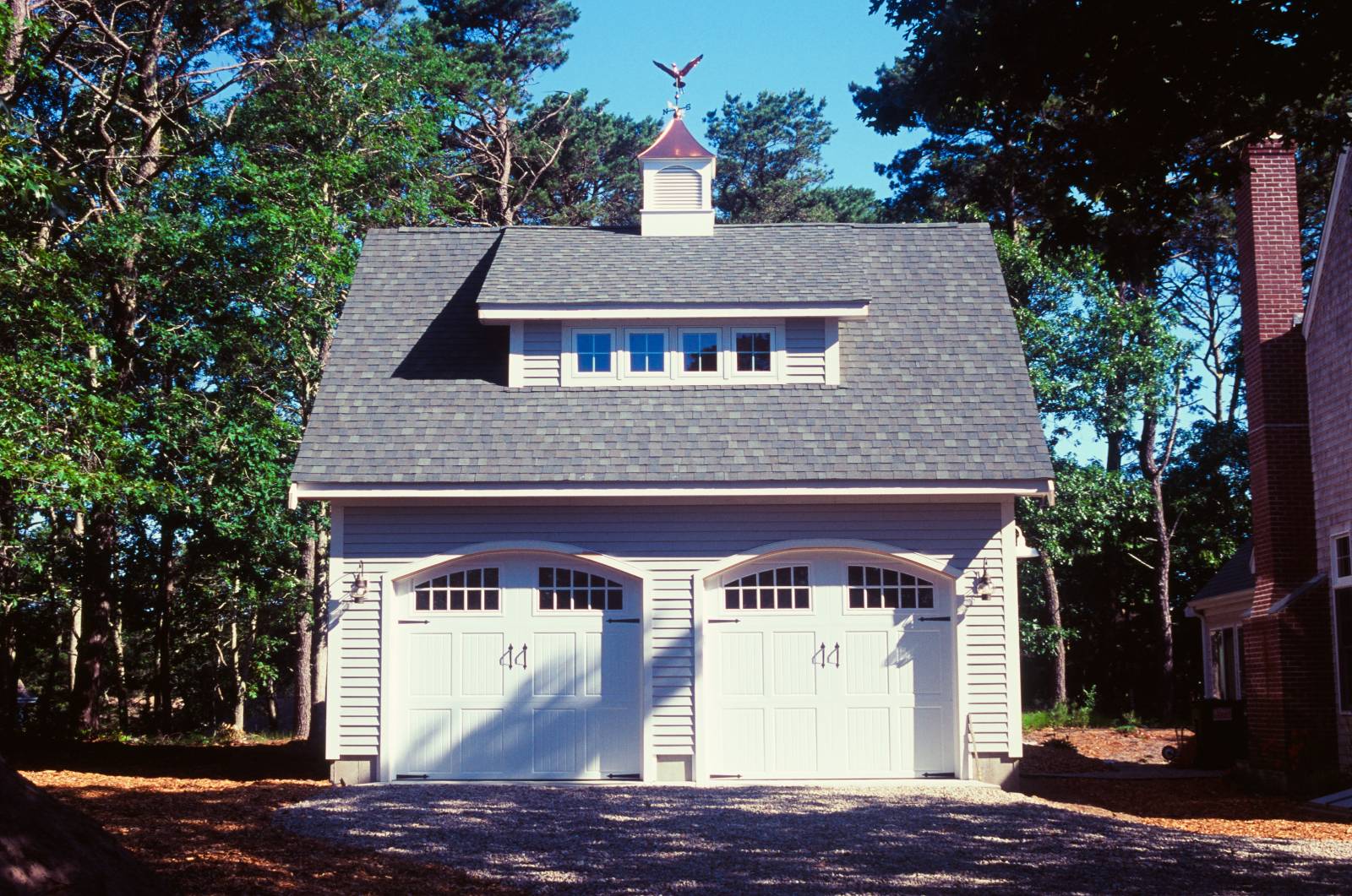 Cape Cod House Garage Salt Air? No Problem. 🌊 This Fiberglass