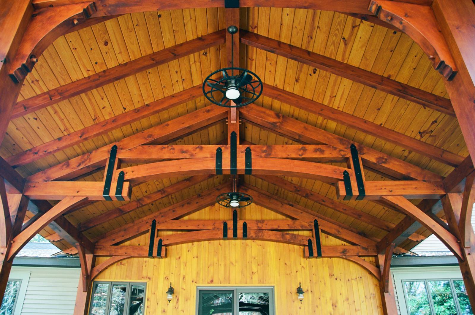 Photo Feature: 24' x 24' Timber Frame Pavilion, Bristol, CT | The Barn Yard