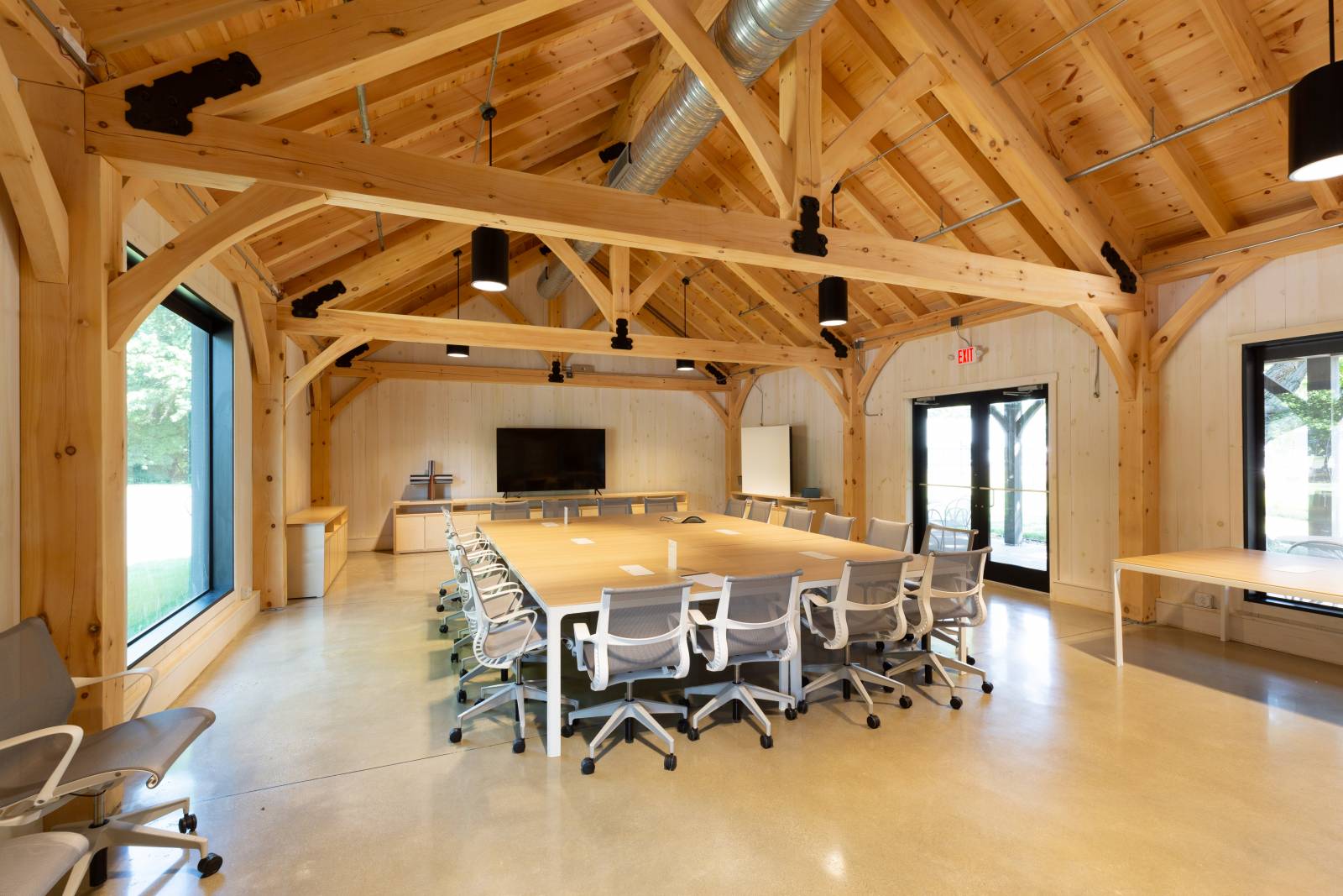 Timber Frame Conference Building | The Barn Yard