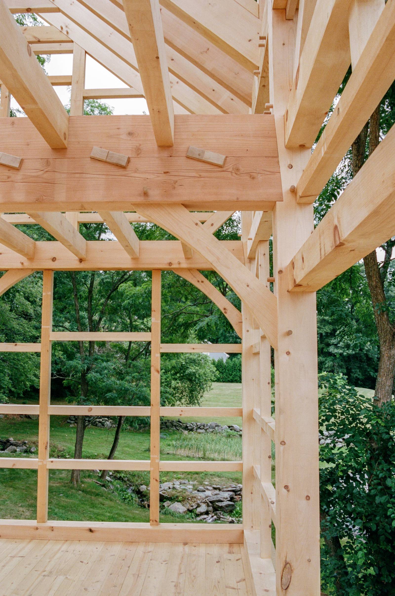 Timber Frame Spotlight: CNC Barn Addition | The Barn Yard