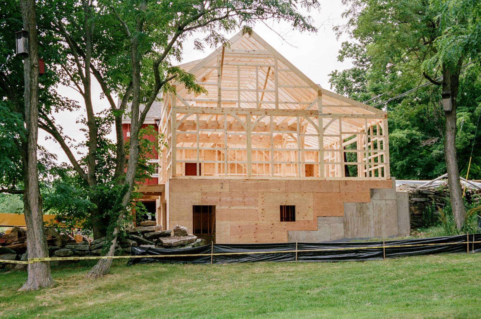 Timber Frame Spotlight: CNC Barn Addition | The Barn Yard