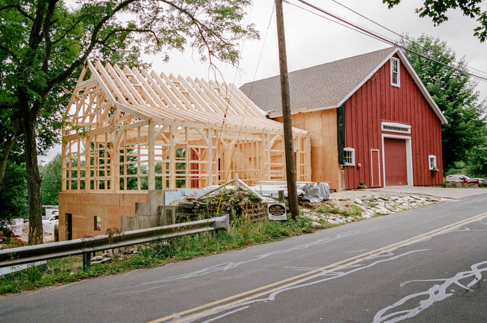 Timber Frame Spotlight: CNC Barn Addition | The Barn Yard