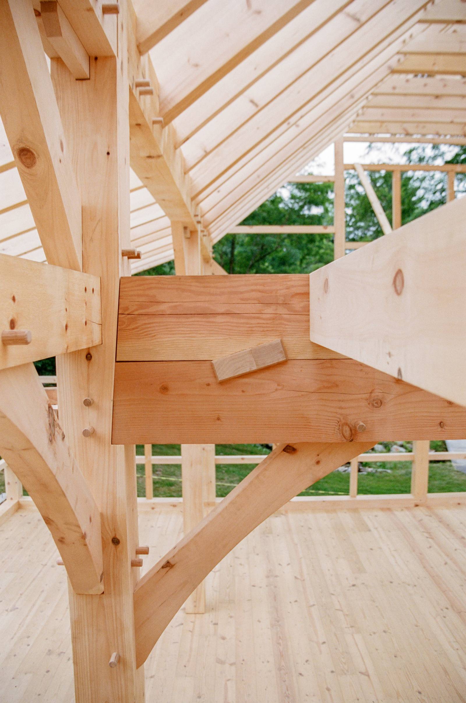 Timber Frame Spotlight: CNC Barn Addition | The Barn Yard
