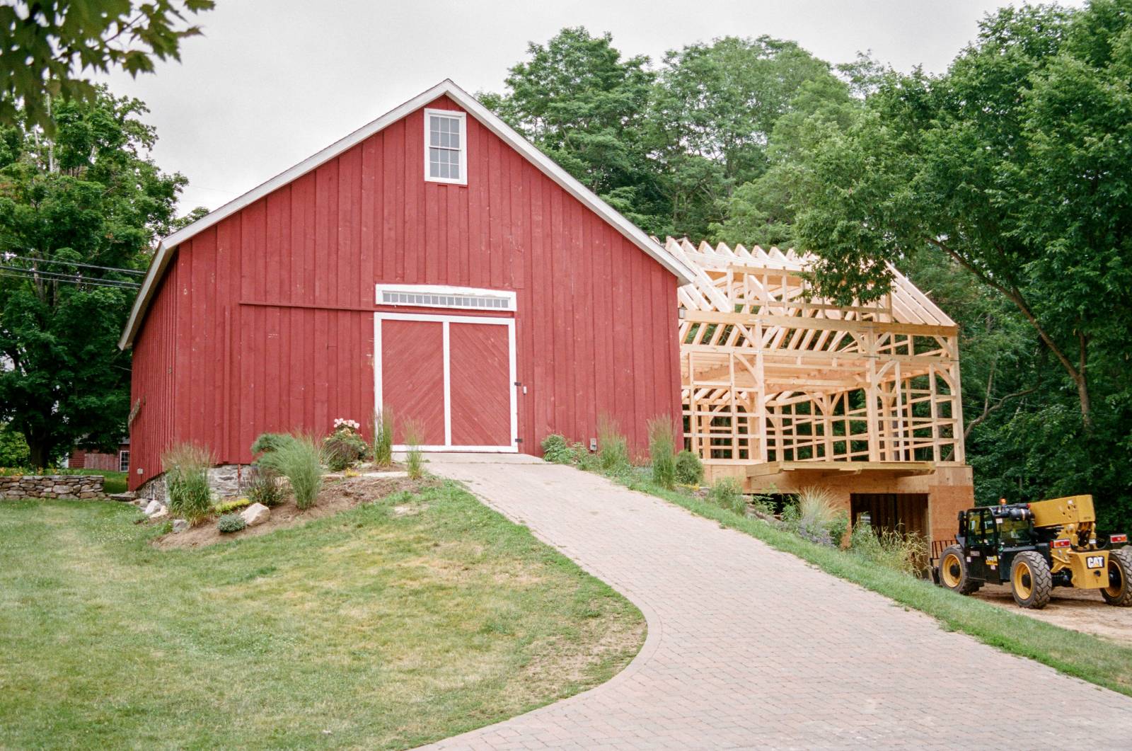 Timber Frame Spotlight: CNC Barn Addition | The Barn Yard