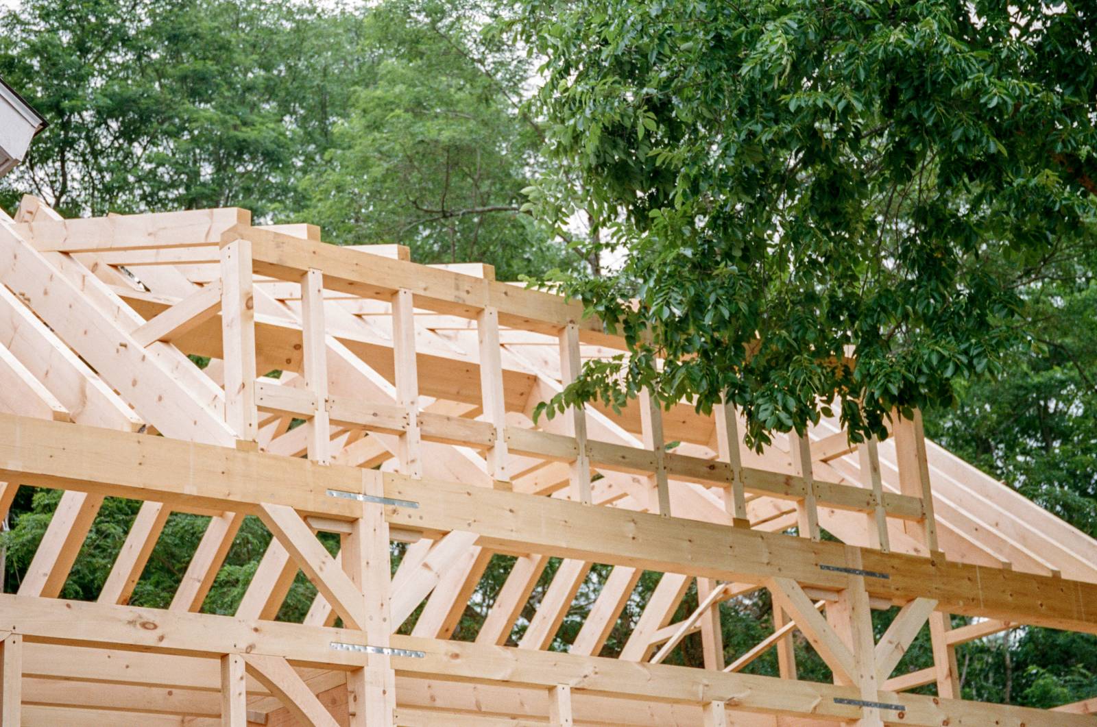 Timber Frame Spotlight: CNC Barn Addition | The Barn Yard