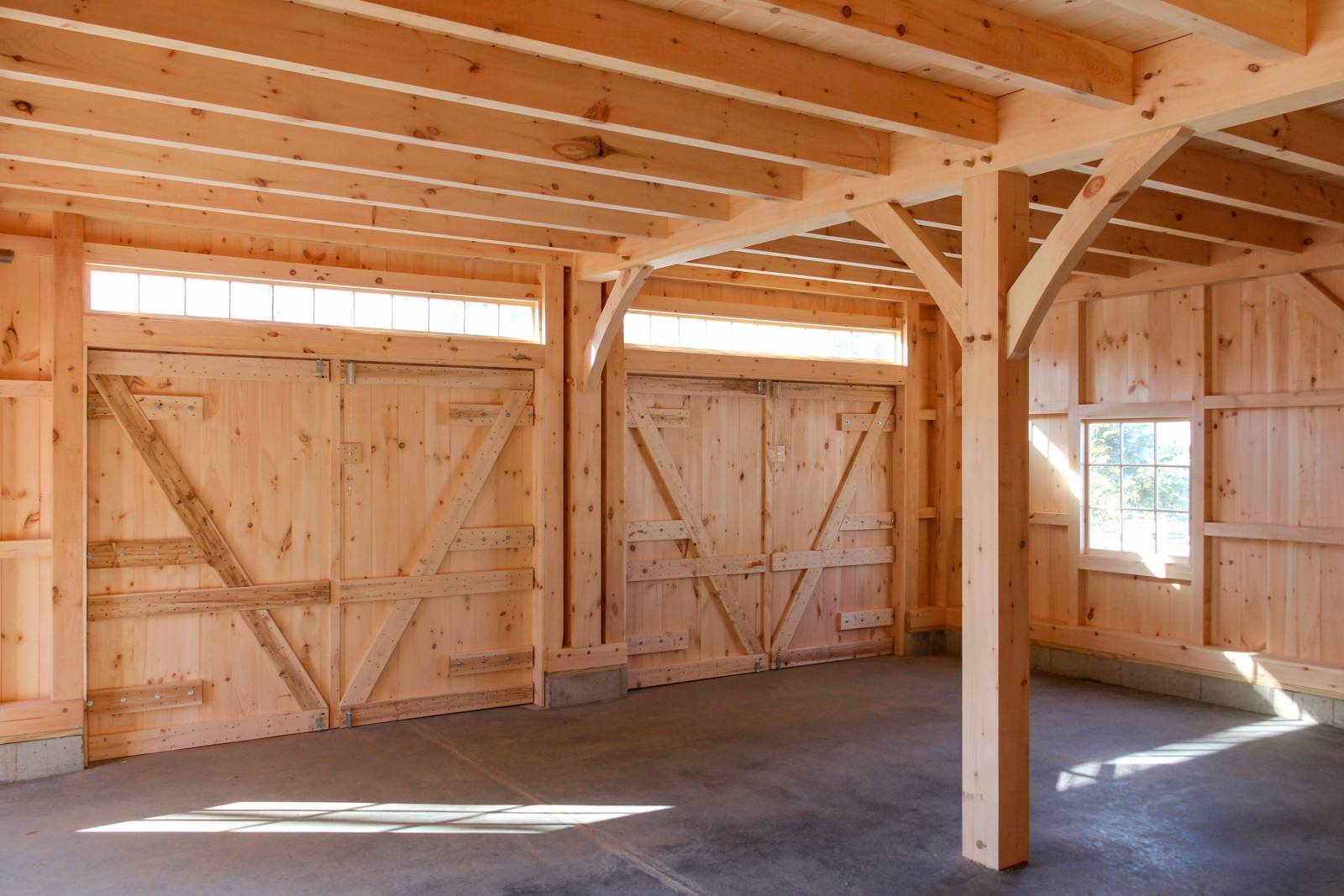 24x36 Post And Beam Barn Timberlyne | Wood Barn Kits | Pre Designed