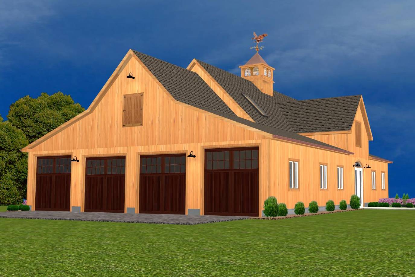 Custom Barn Garage Before & After | The Barn Yard