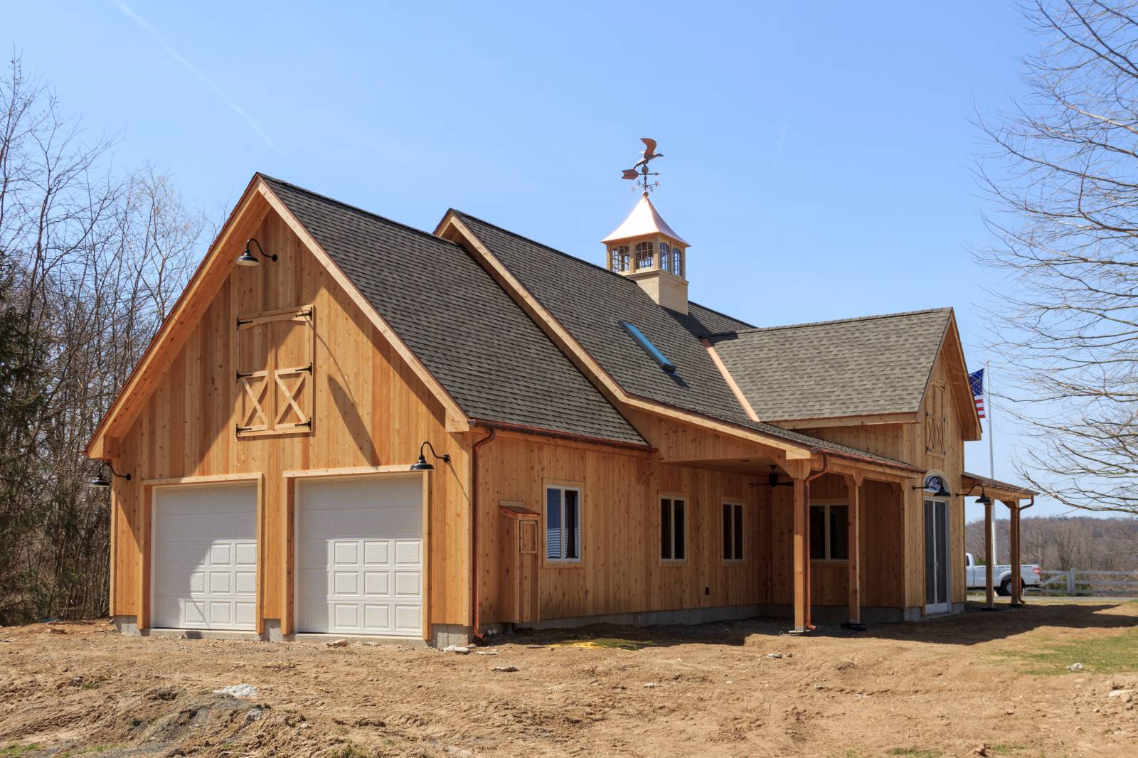 Custom Barn Garage Before & After | The Barn Yard
