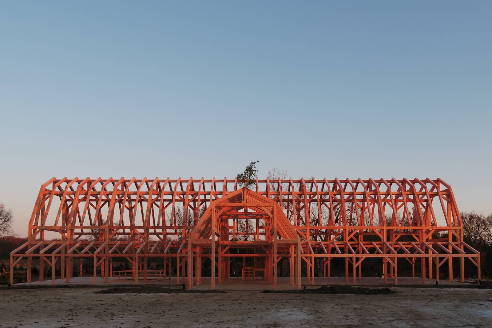 Timber Frame Gambrel-Style Event Barn Photos | The Barn Yard