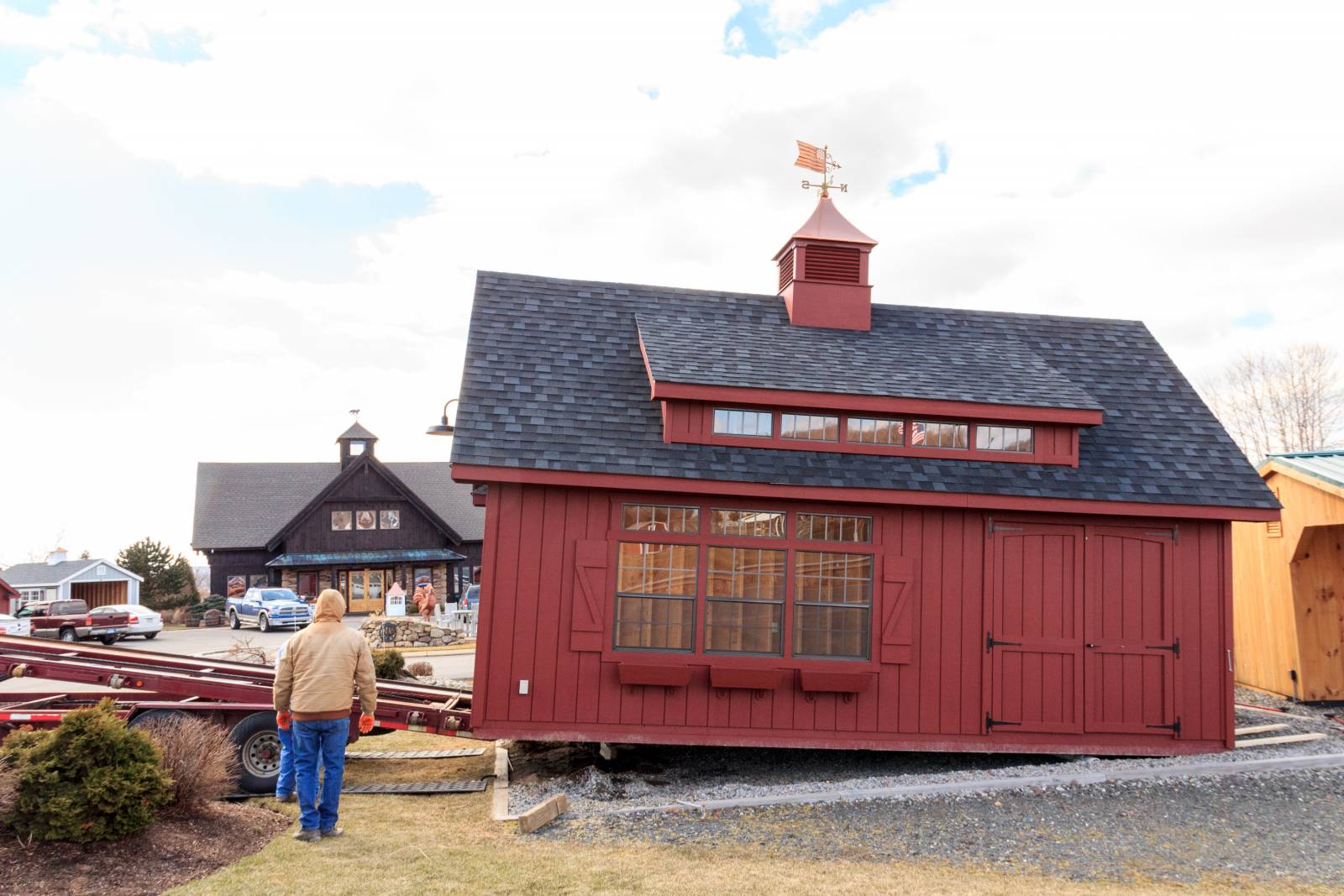 Spring Display Setup | The Barn Yard