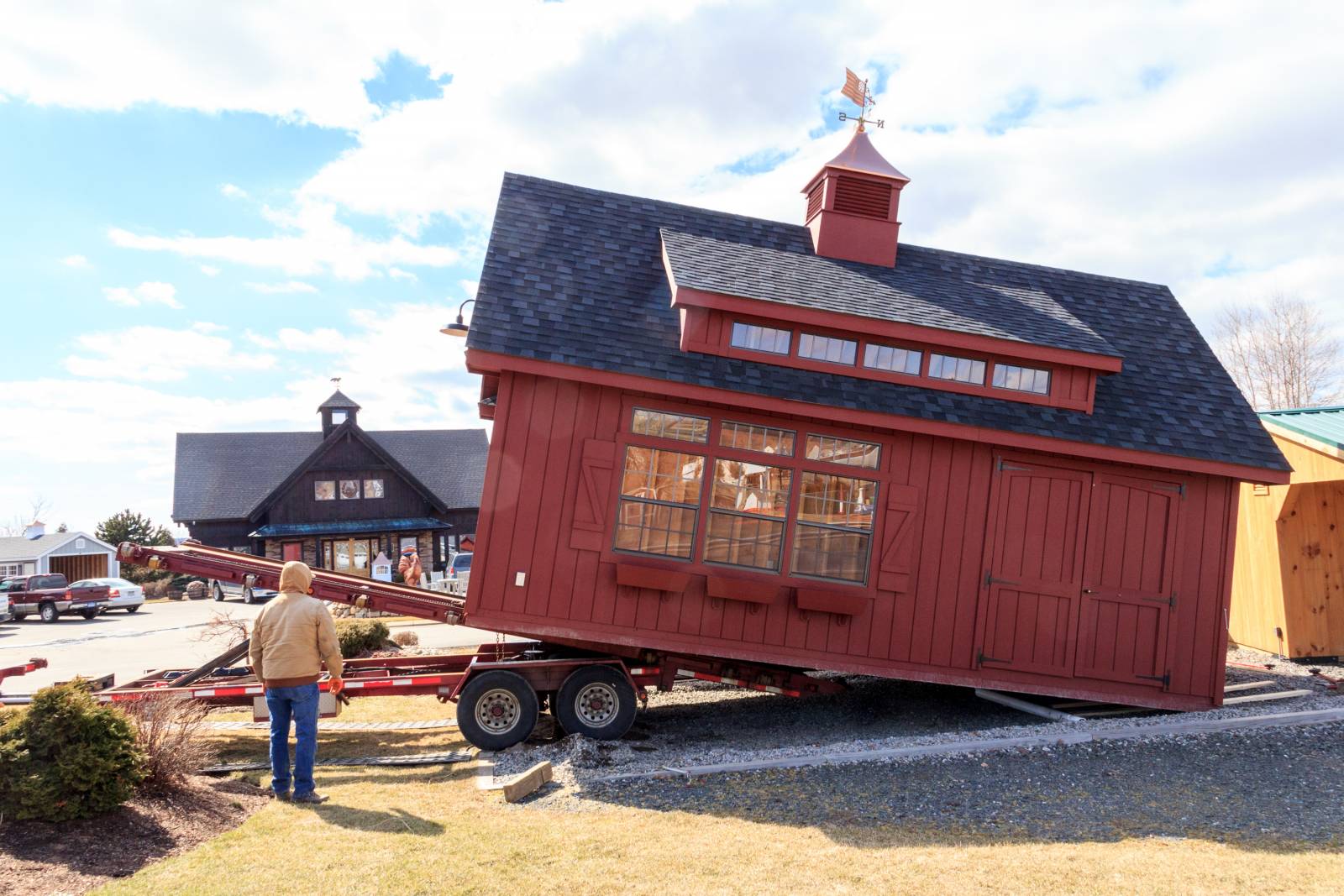 Spring Display Setup | The Barn Yard