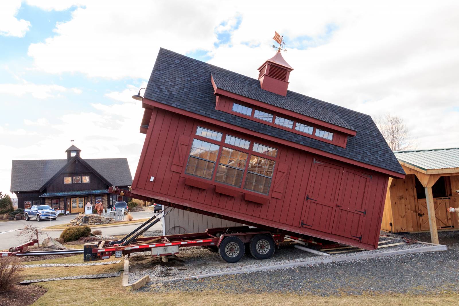 Spring Display Setup | The Barn Yard