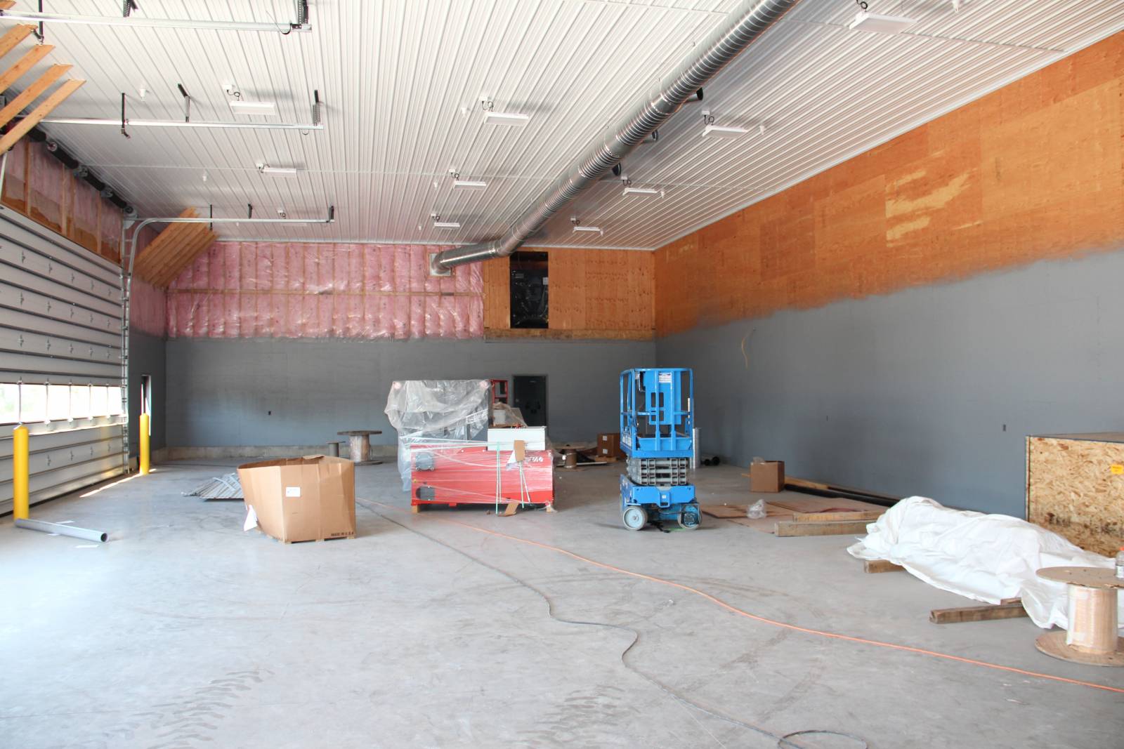 Great Progress at New Manufacturing & Design Facility | The Barn Yard