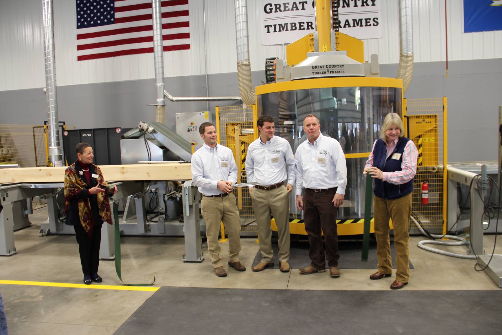 Ribbon Cutting at Great Country Timber Frames | The Barn Yard