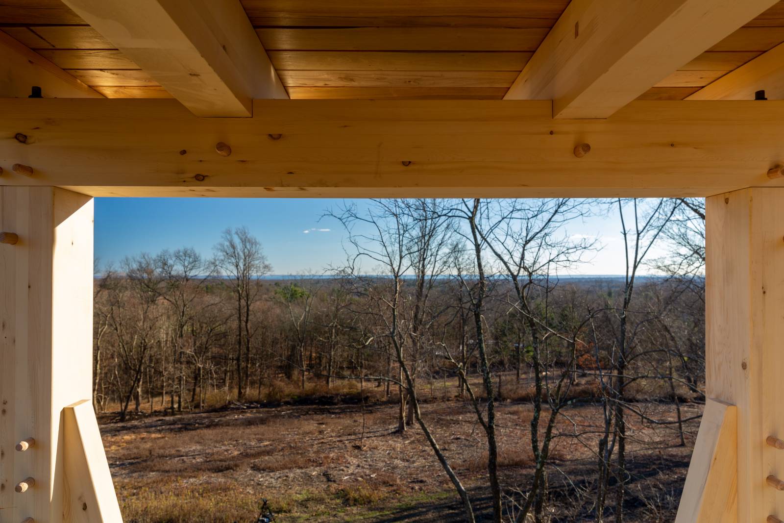 Timber Frame Observation Tower Photos | The Barn Yard