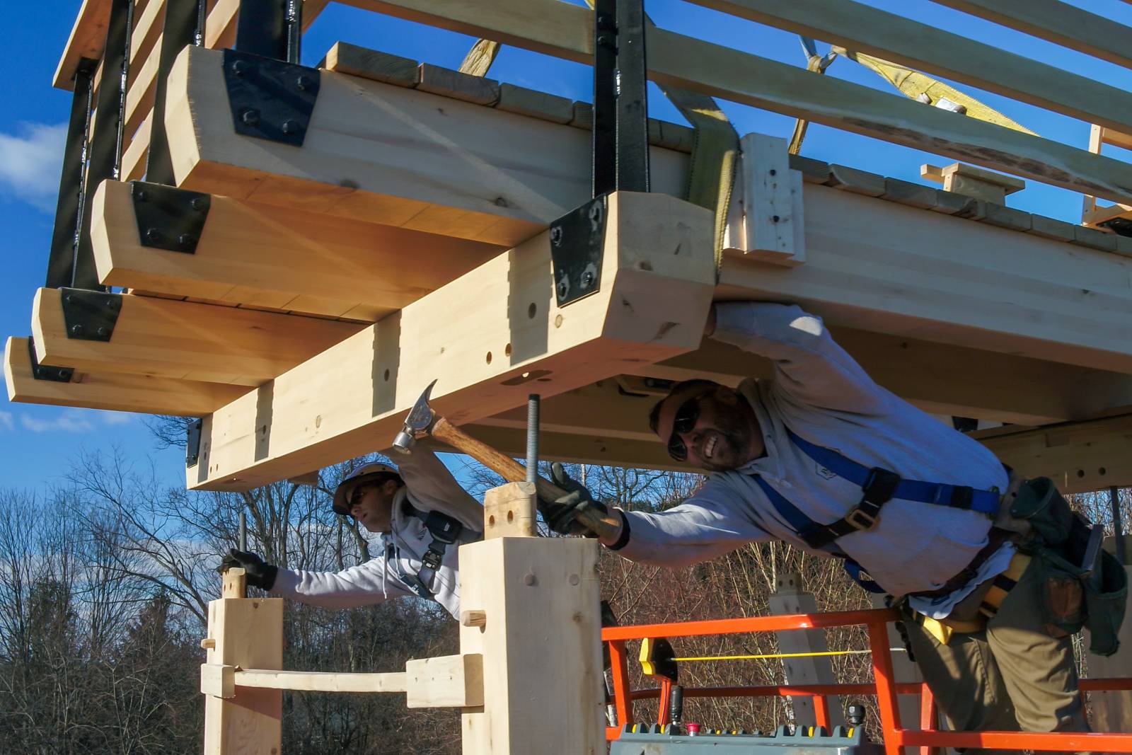 Timber Frame Observation Tower Photos | The Barn Yard