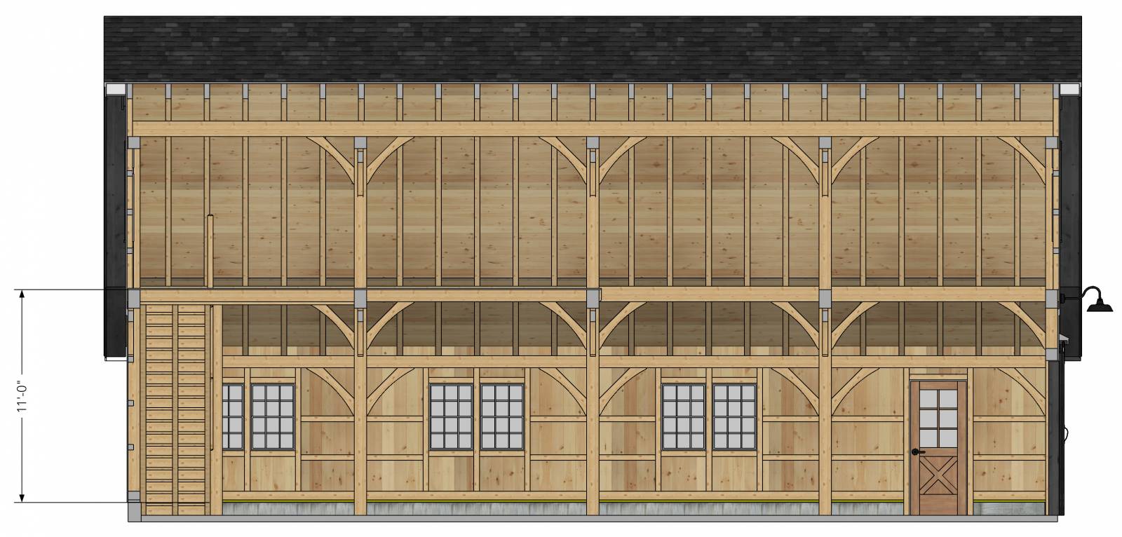 60' x 48' Preakness Saratoga Barn | The Barn Yard