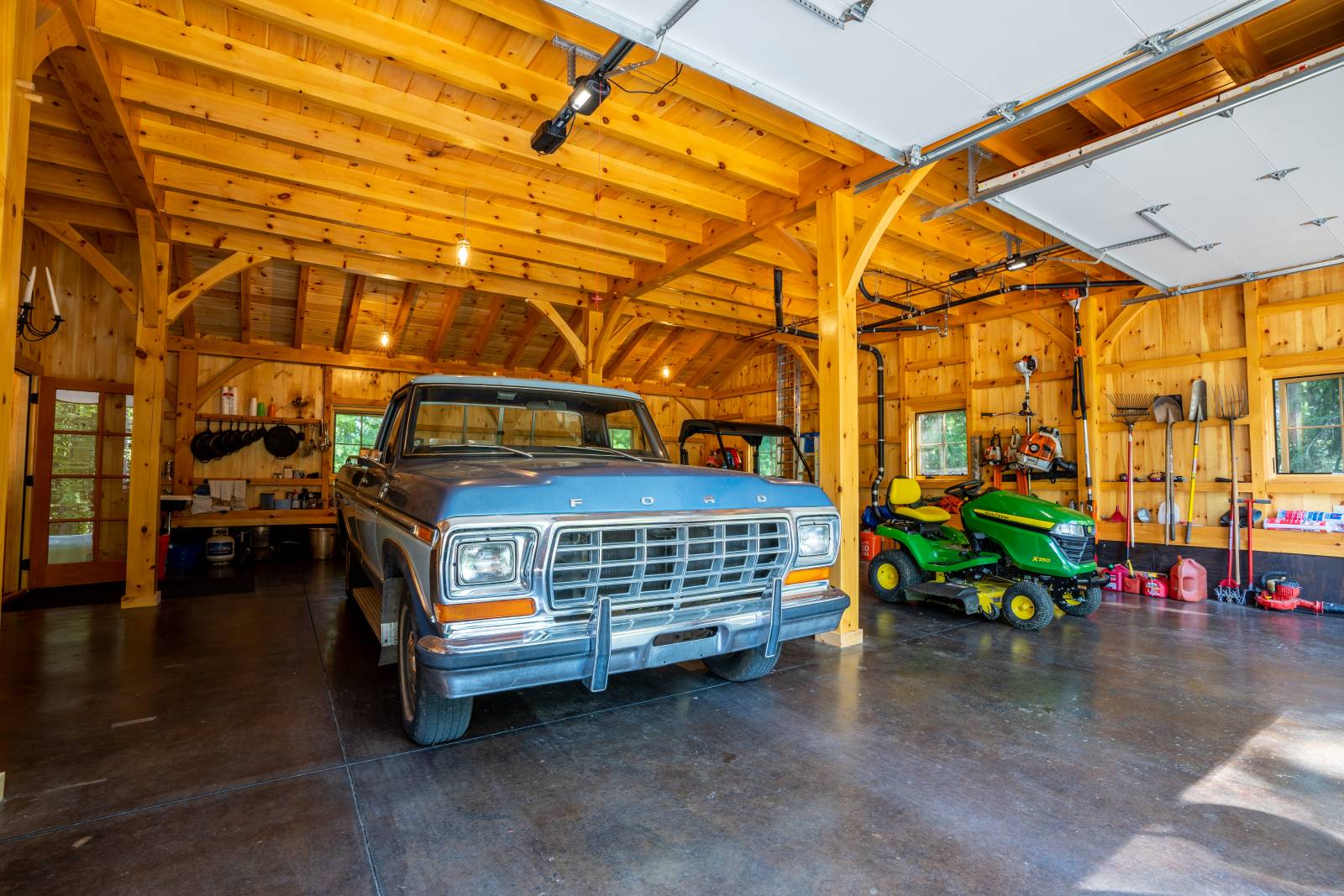 Post Beam Garage Kitset - The Best Picture Of Beam