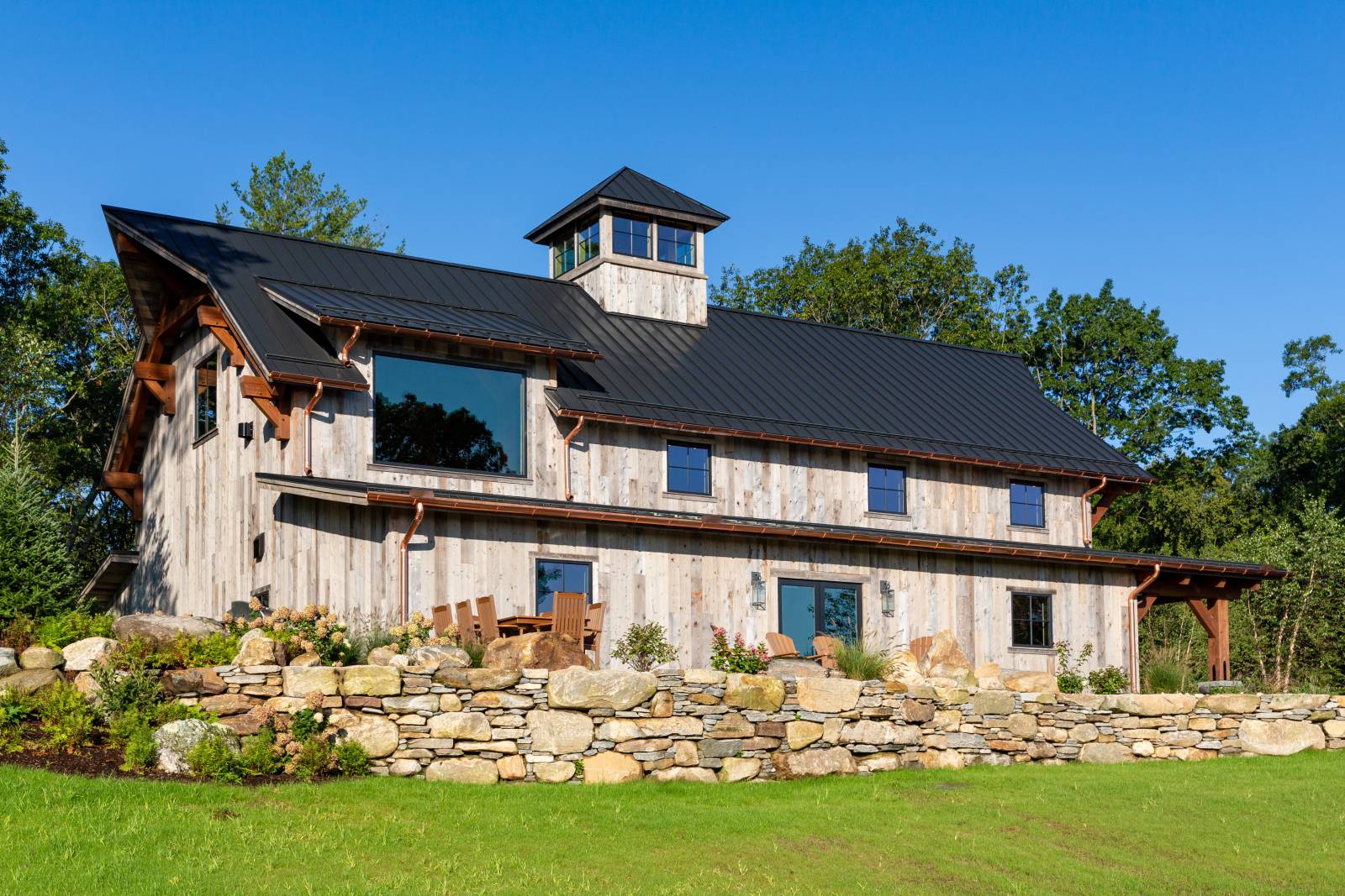 The Bald Hill Barn: A Western Inspired Timber Frame Party Barn | The ...