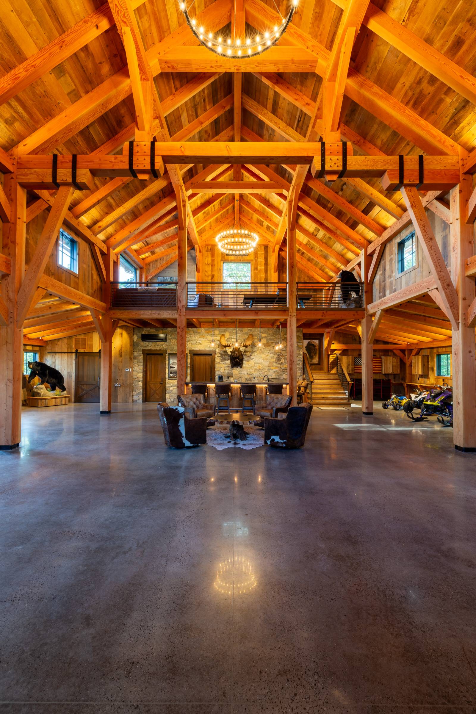 The Bald Hill Barn: A Western Inspired Timber Frame Party Barn | The ...