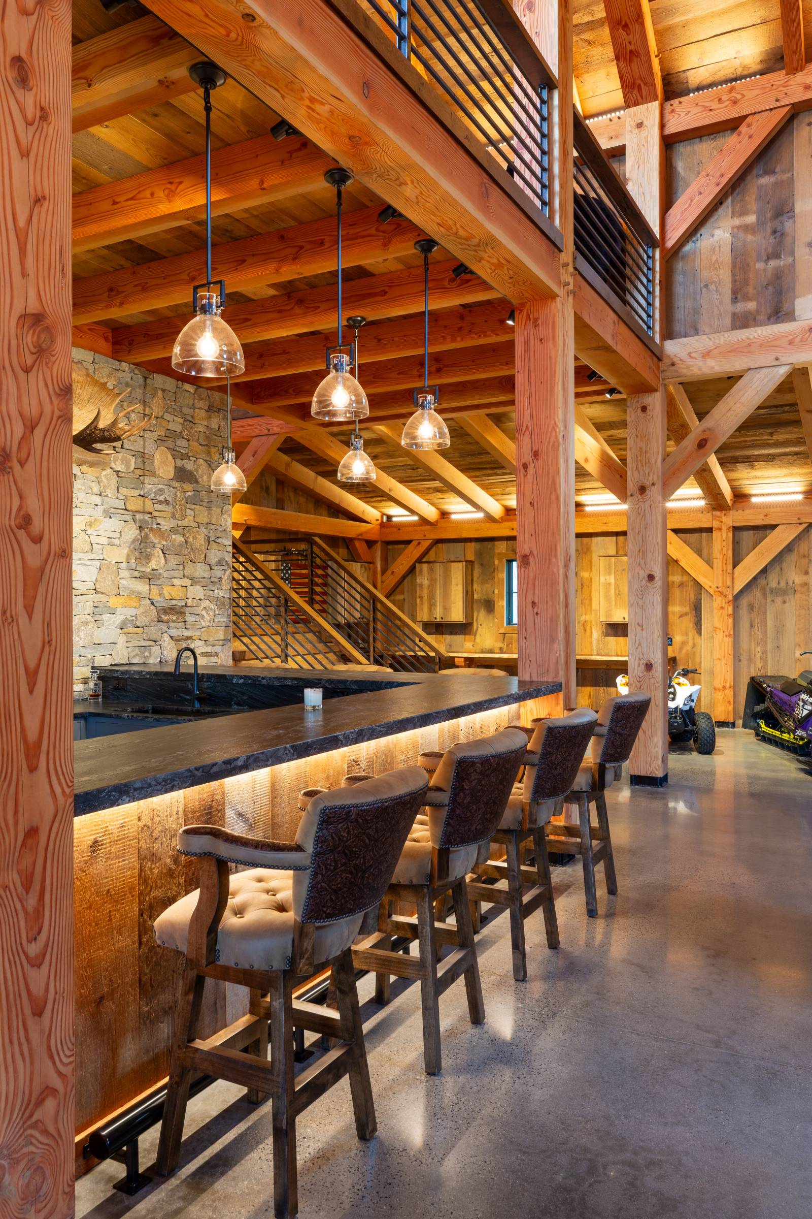 The Bald Hill Barn: A Western Inspired Timber Frame Party Barn | The ...