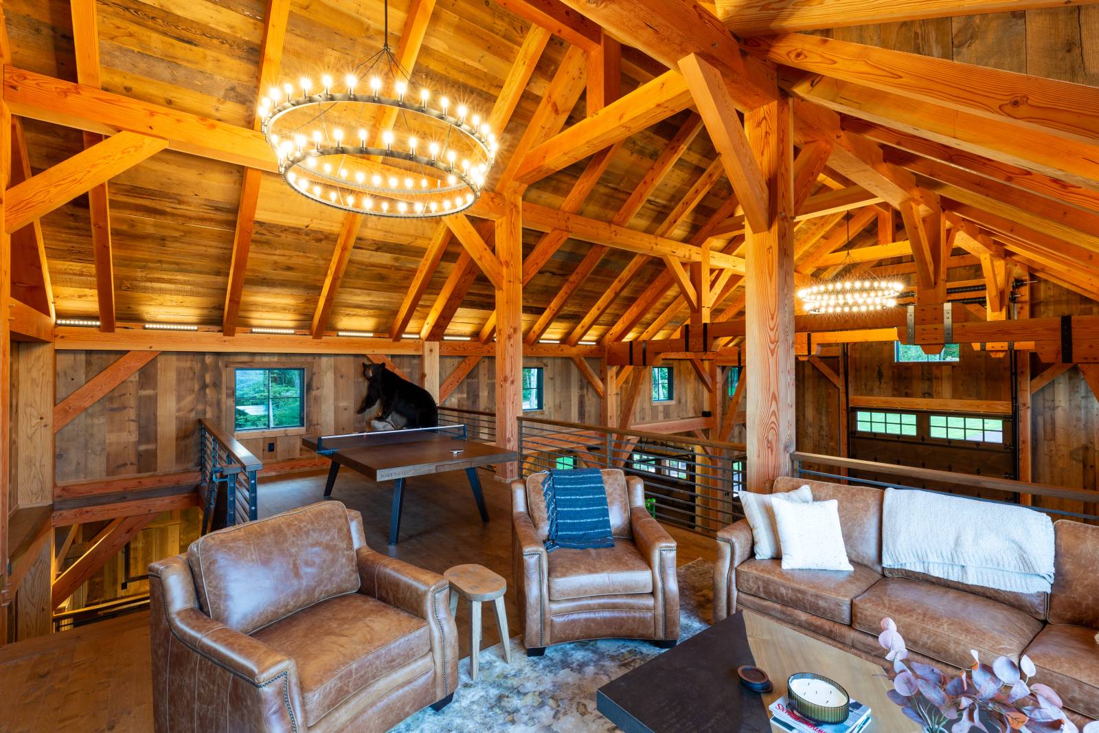 The Bald Hill Barn: A Western Inspired Timber Frame Party Barn | The ...
