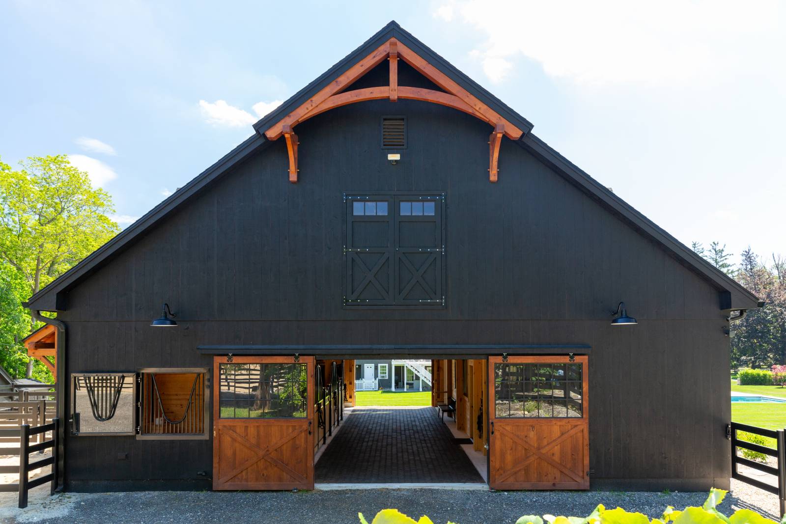 Luxury Horse Barn Plans Horse Barn — KIMMEL STUDIO
