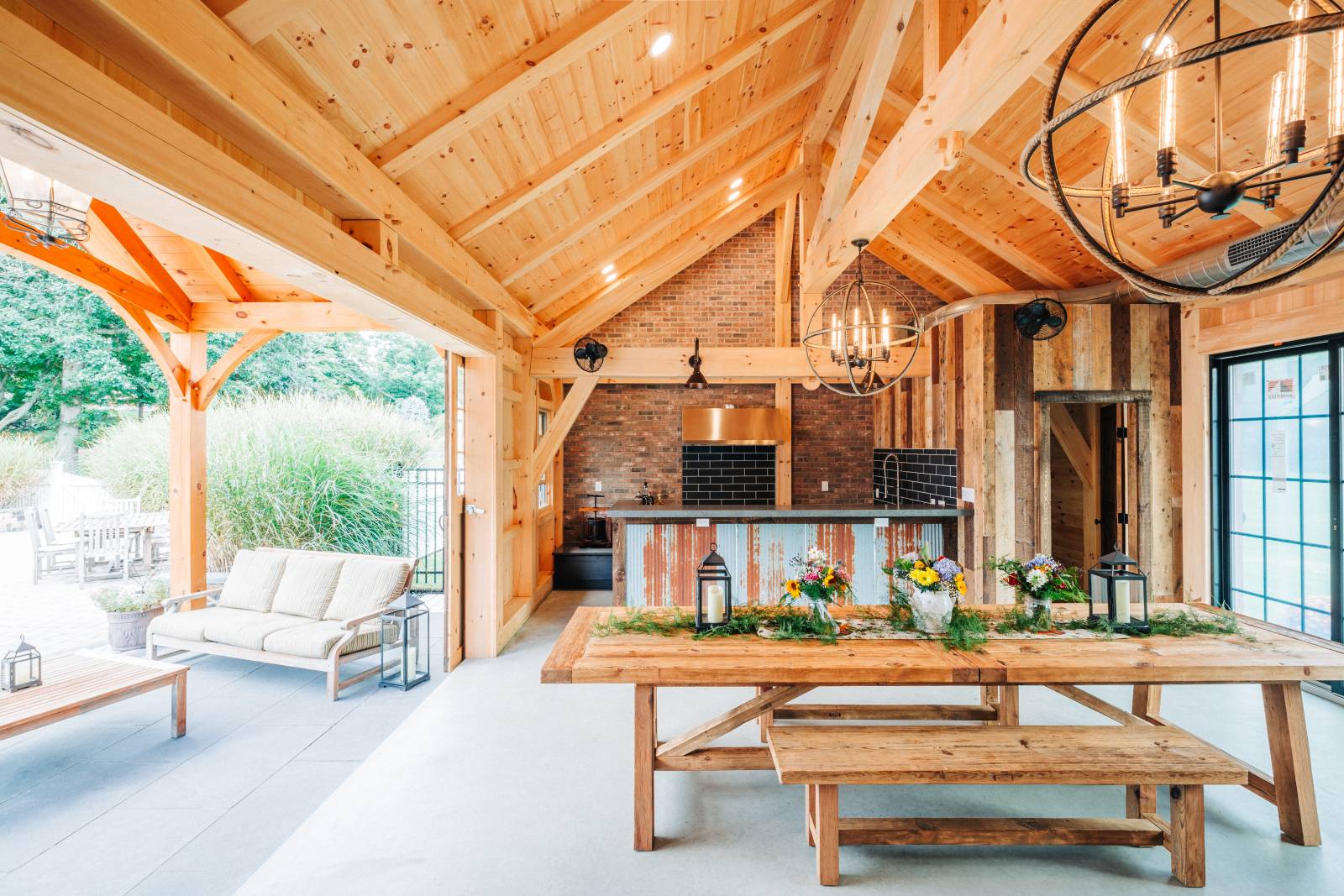 Rustic Timber Pool House 75 Beautiful Rustic Swimming Pool With A Pool