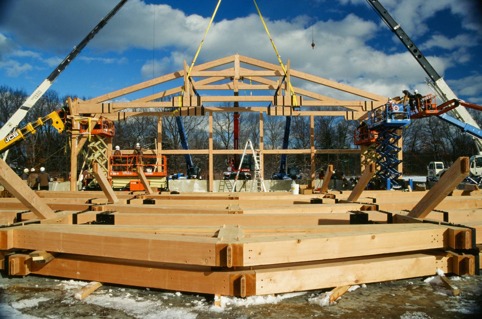 Timber Framing the Airplane Hangar: Part One | The Barn Yard
