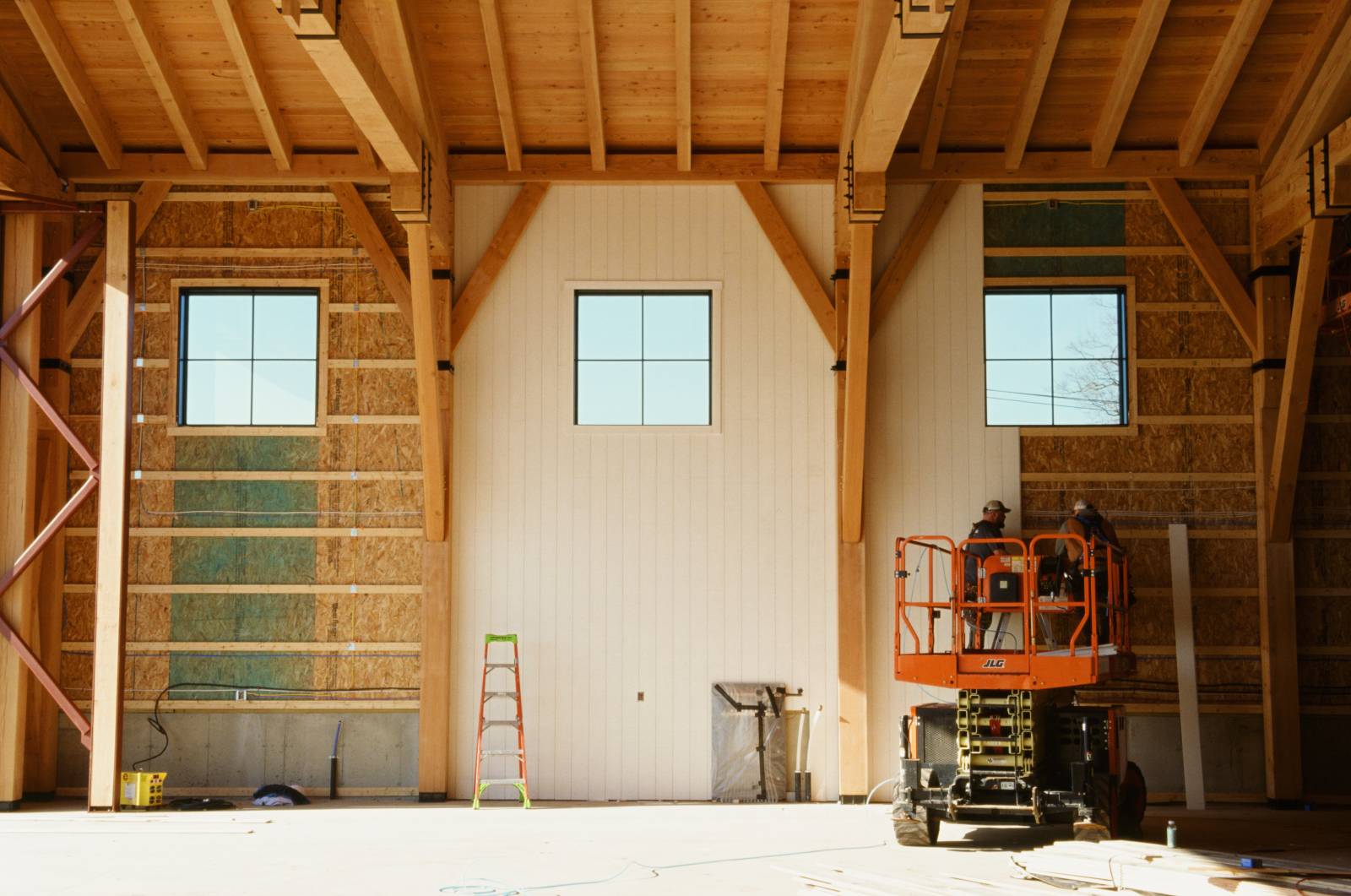 Timber Framing the Airplane Hangar: Part Two | The Barn Yard