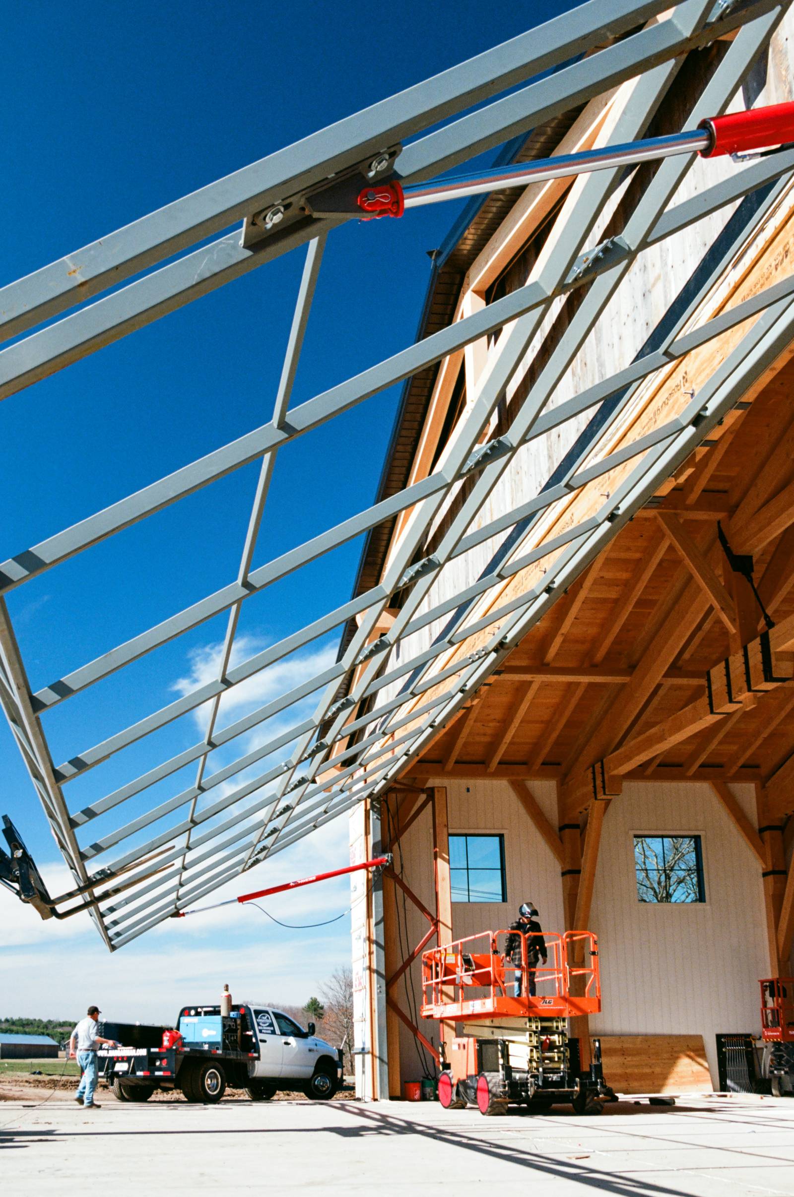 Timber Framing the Airplane Hangar: Part Two | The Barn Yard