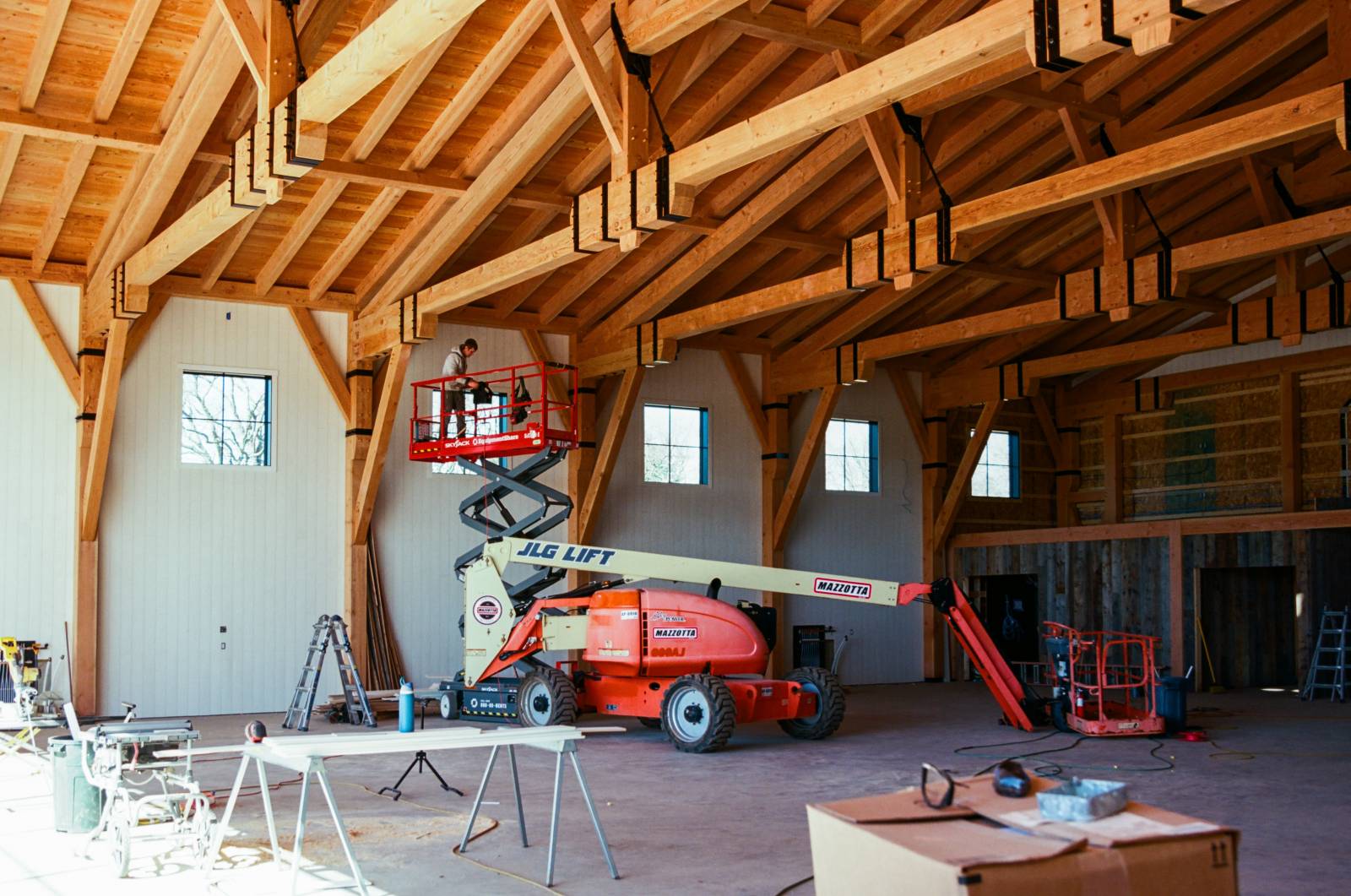 Timber Framing the Airplane Hangar: Part Two | The Barn Yard