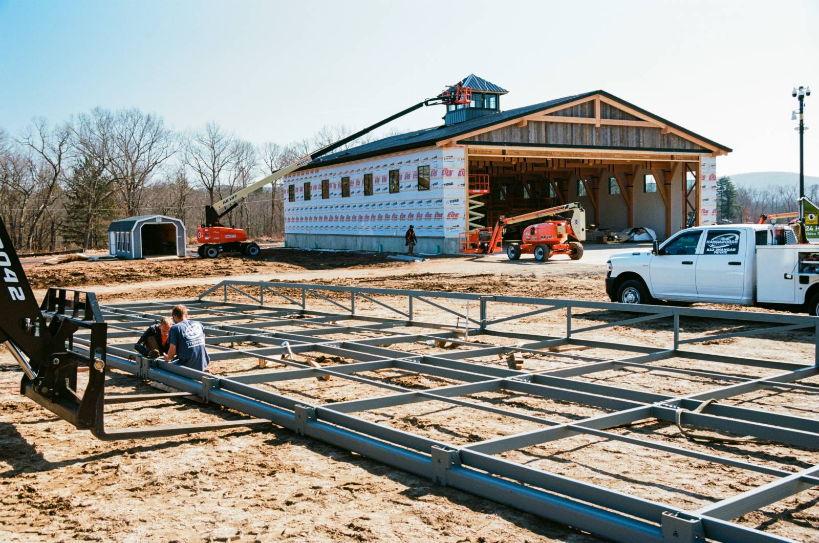 Timber Framing the Airplane Hangar: Part Two | The Barn Yard