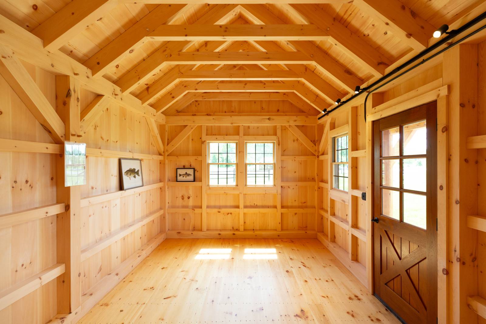 New Cabin Display Area: Photo Tour | The Barn Yard