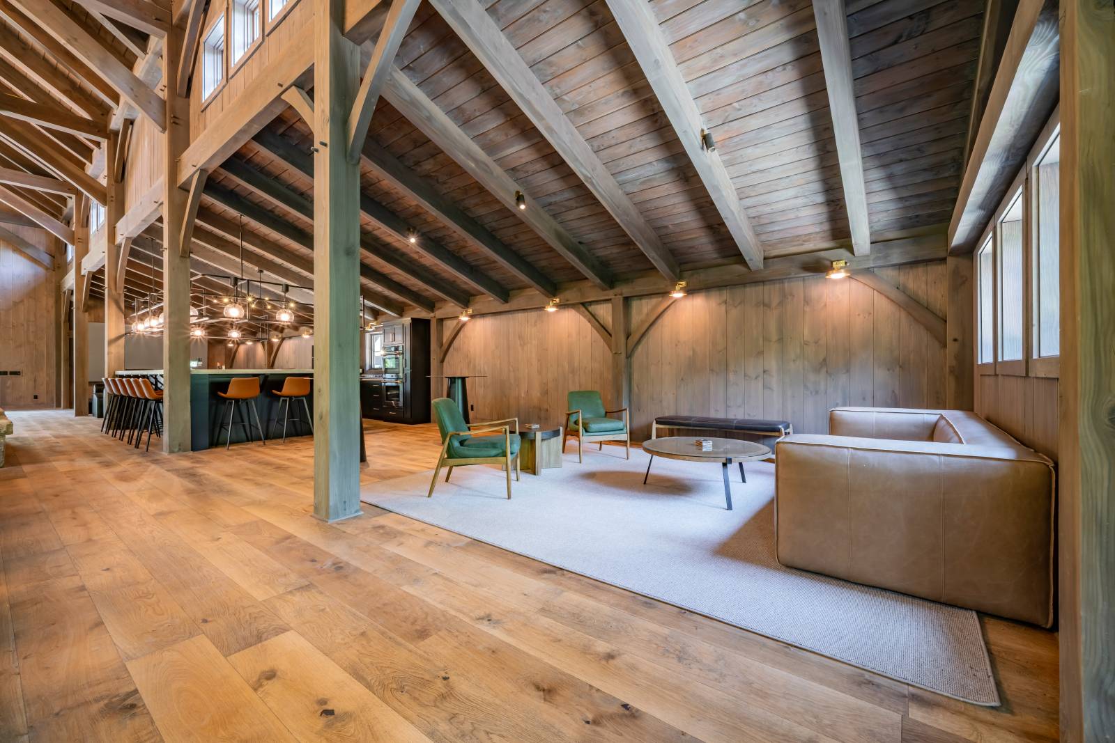 Timber Frame Party Barn in the Woods of Georgia | The Barn Yard