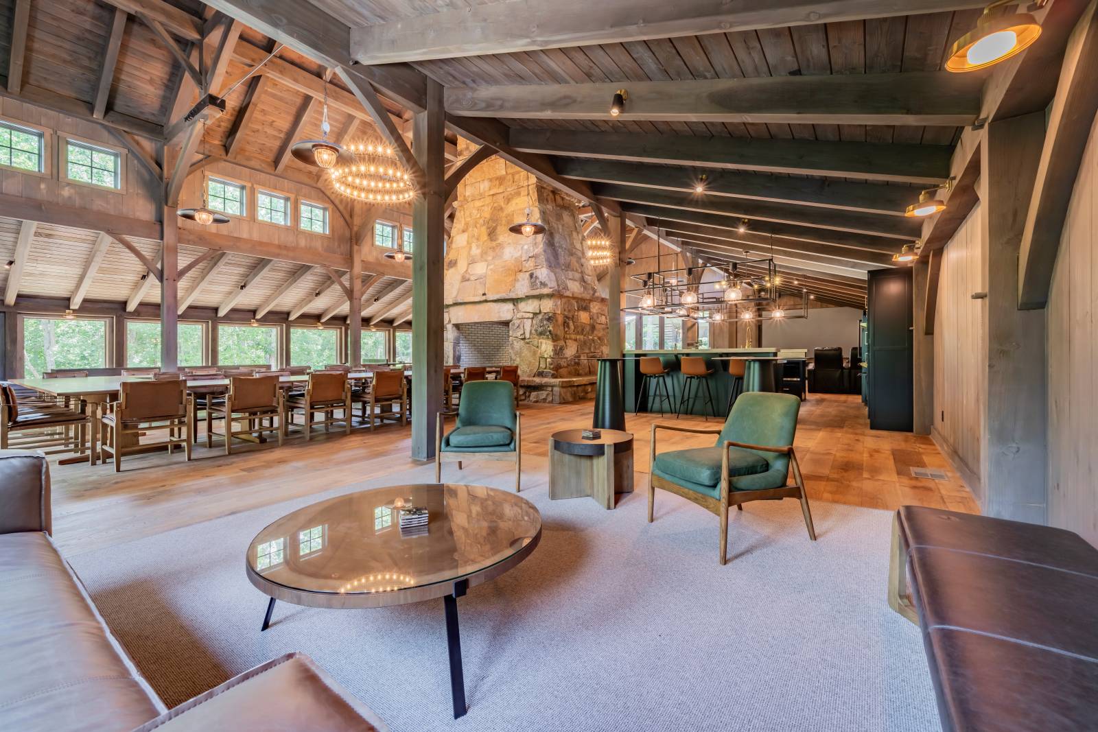 Timber Frame Party Barn in the Woods of Georgia | The Barn Yard