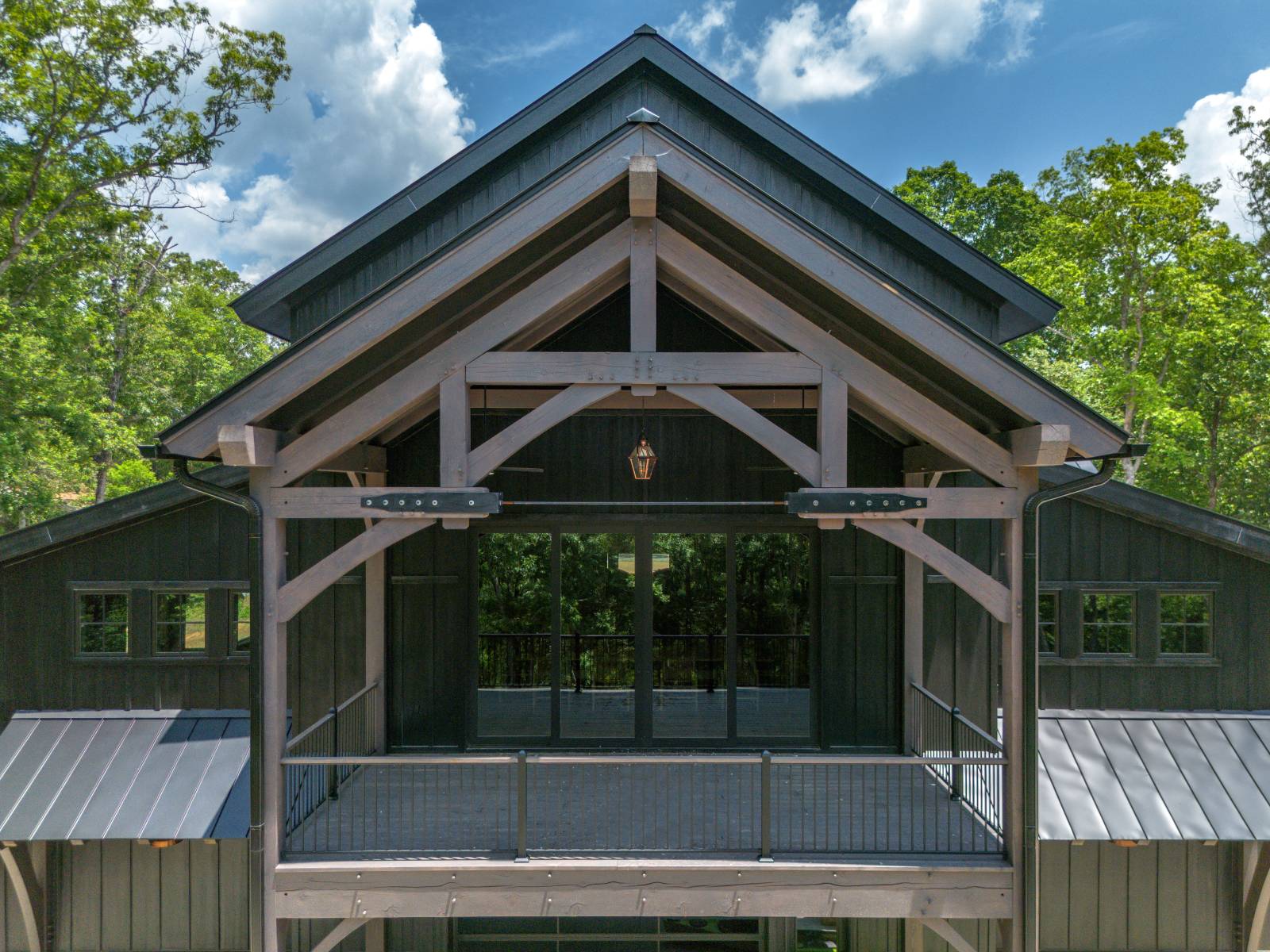 Timber Frame Party Barn in the Woods of Georgia | The Barn Yard