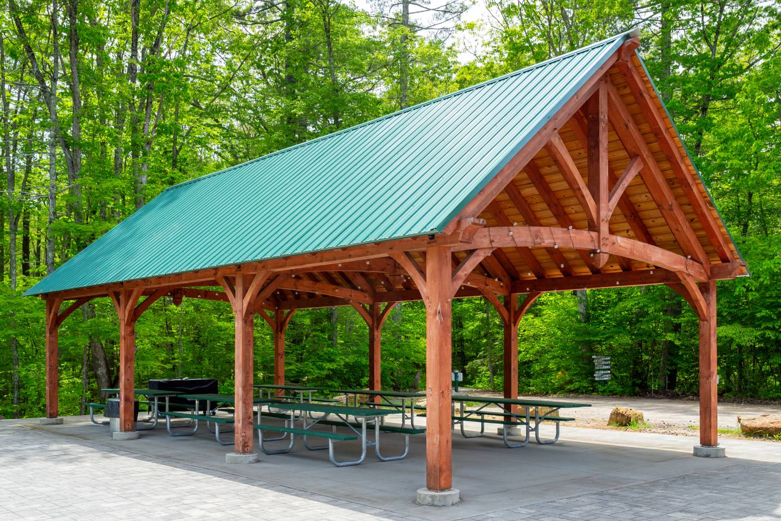 Camp Teton Timber Frame Pavilion | The Barn Yard