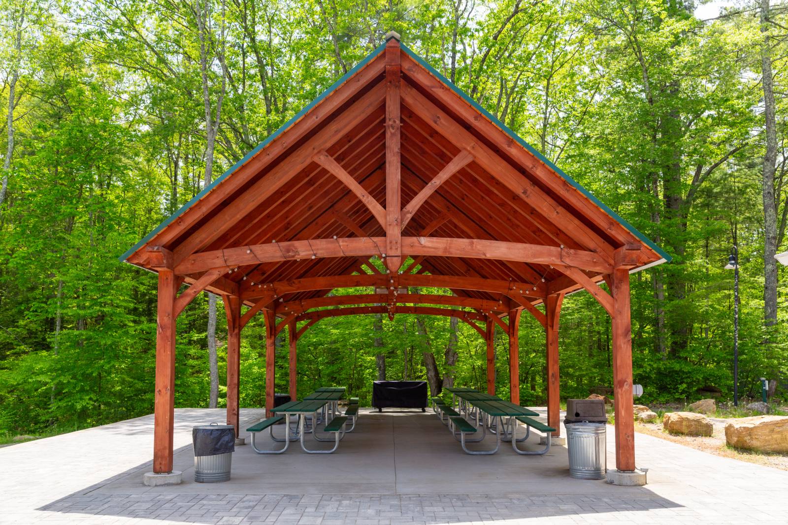 Camp Teton Timber Frame Pavilion | The Barn Yard