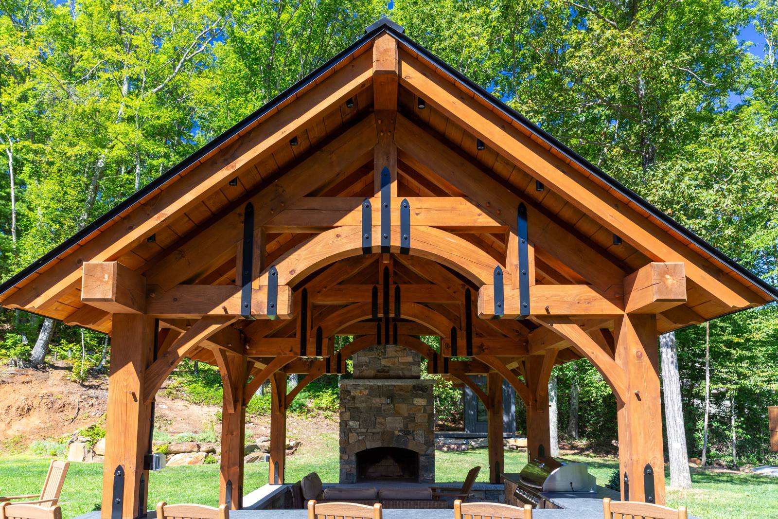 Outdoor Entertainment with an Alpine Pavilion | The Barn Yard