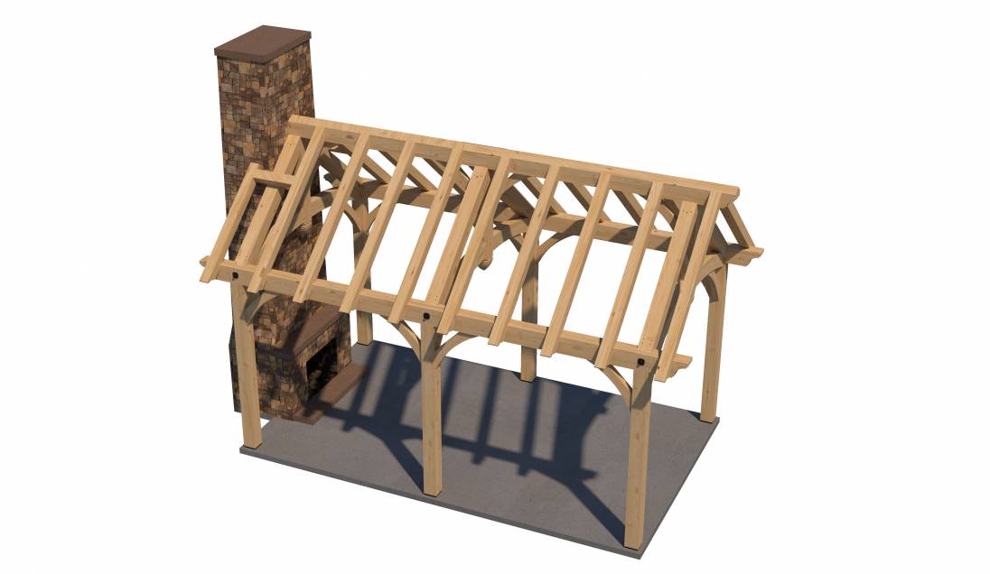 12' x 20' Teton Pavilion Kit | The Barn Yard