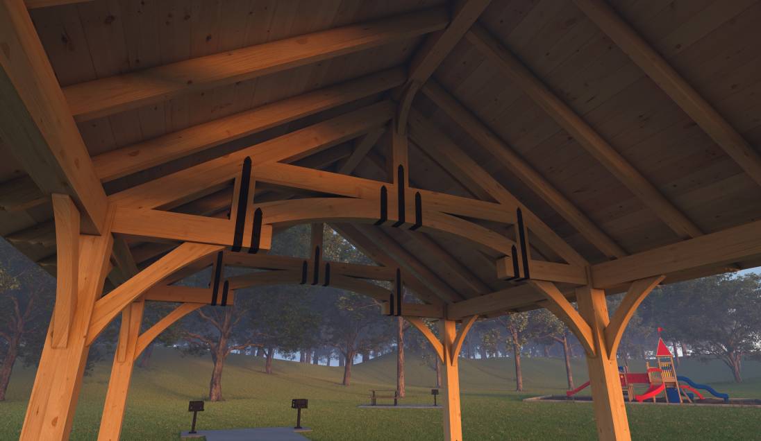 14' x 20' Alpine Pavilion Kit | The Barn Yard